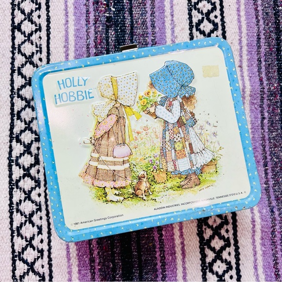 Vintage | Storage & Organization | Vtg 981 Holly Hobbie Metal Lunchbox ...